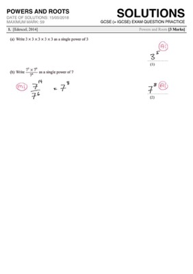 GCSE 9-1 Practice Questions (by Topic)