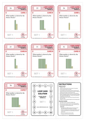 Maths Loop Cards